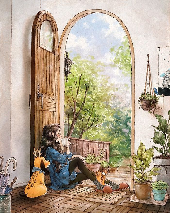 Adorables dibujos infantiles artista Aeppol