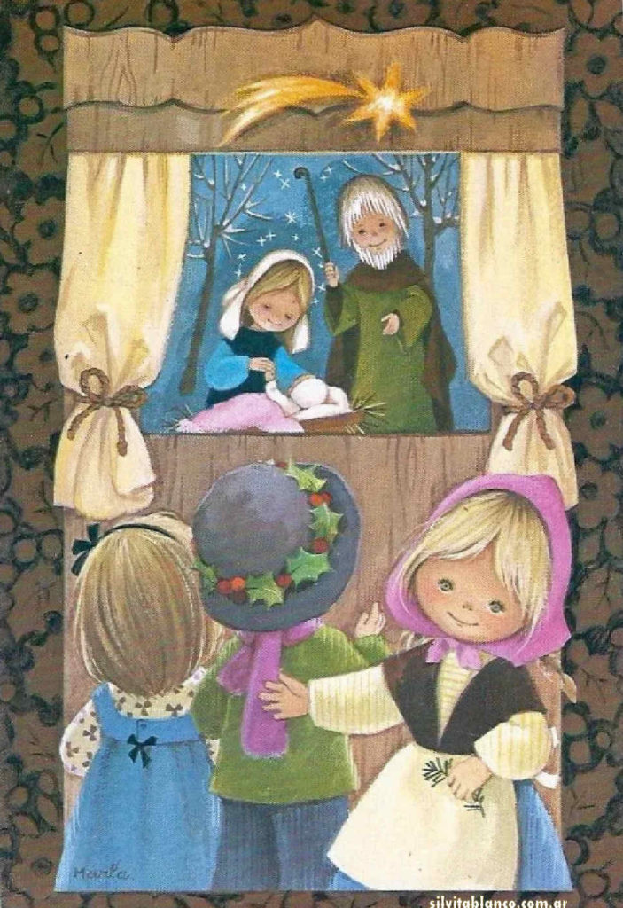 Navidad imágenes gratis de ilustradora María. - My Little House